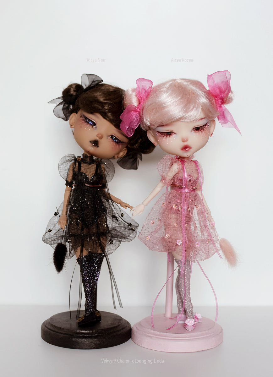 Alcea Noir for SHOWstudio Exhibition – Charon Dolls